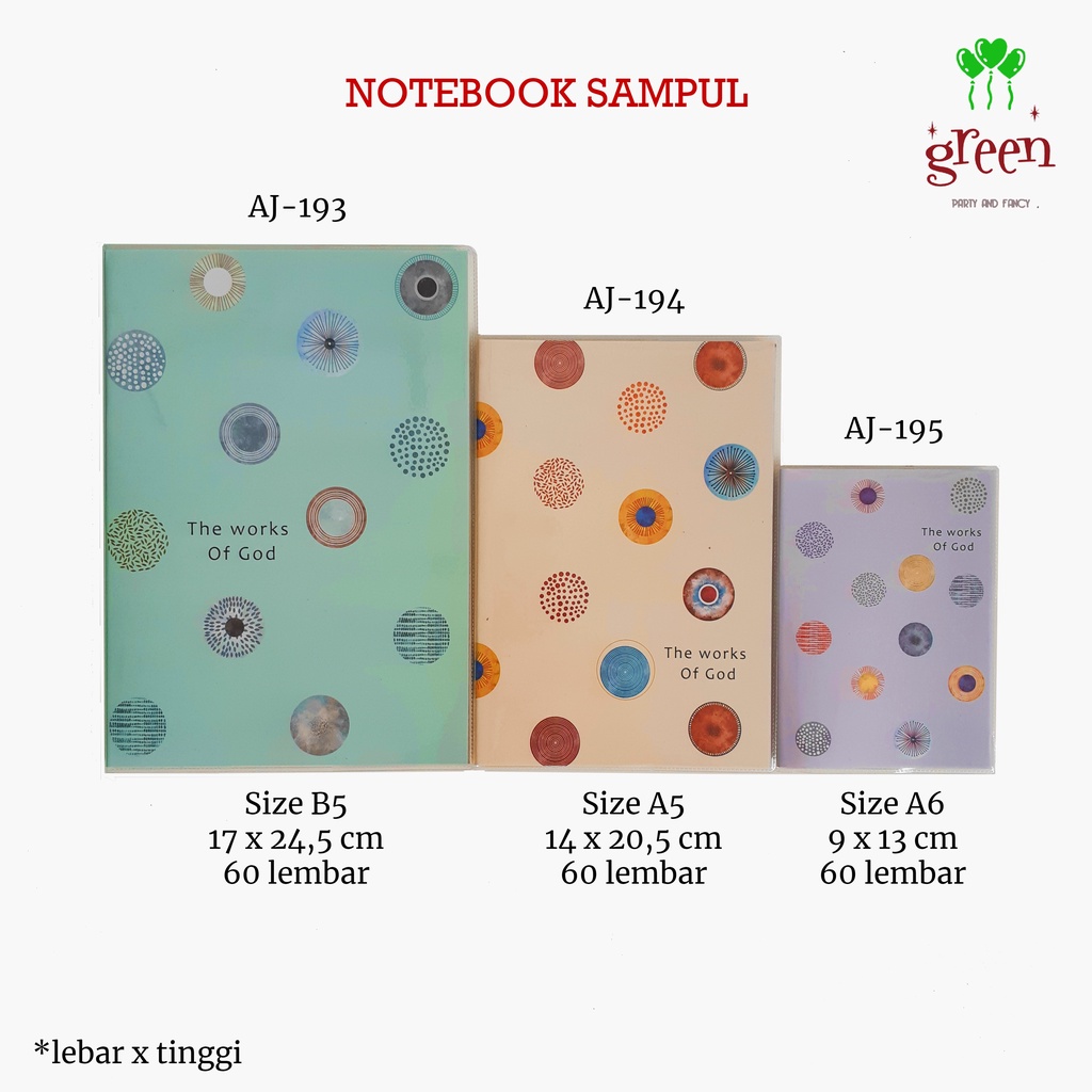 Jual Notebook sampul mika 120 halaman Diary sampul Buku catatan sampul ...