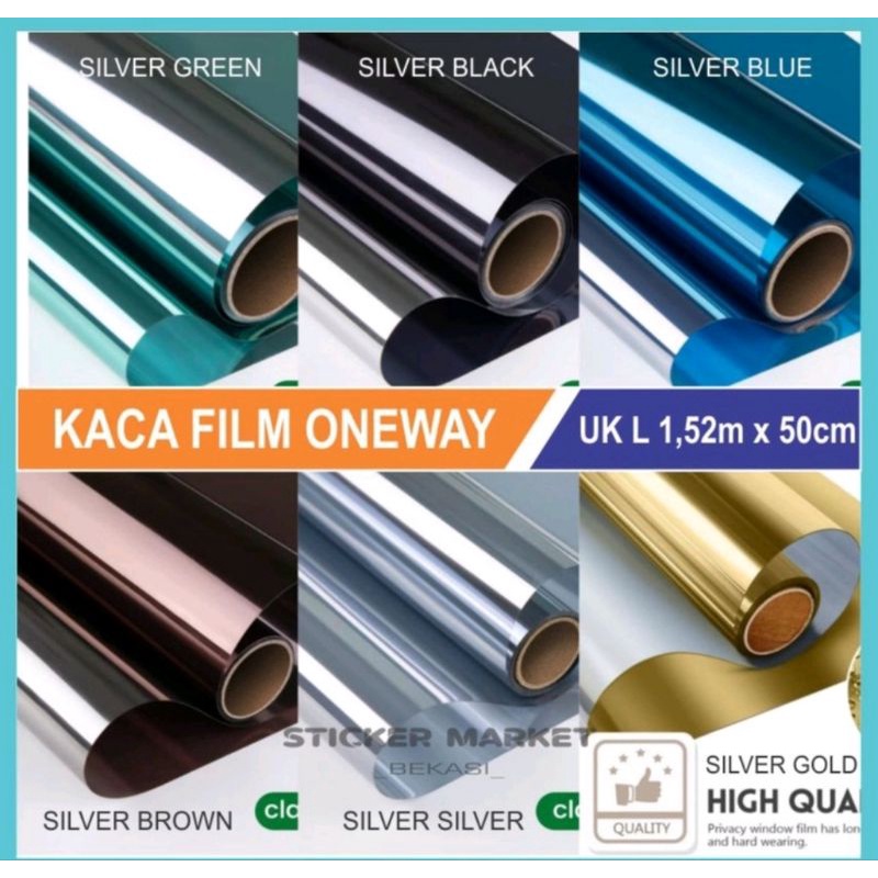 Jual ONE WAY KACA FILM CERMIN STICKER KACA PEREDAM PANAS MATAHARI ...