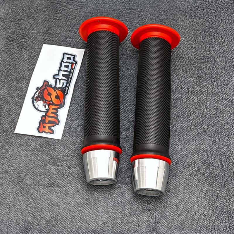 Jual Handgrip jalu crom hand grip bulu hg66 plus jalu stang chrome ...