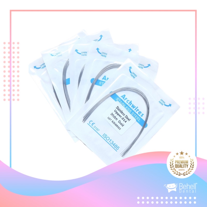 Jual 1 PACK ISI 10 PICS KAWAT GIGI BEHEL WIRE SS STAINLESS STEEL NITI ...