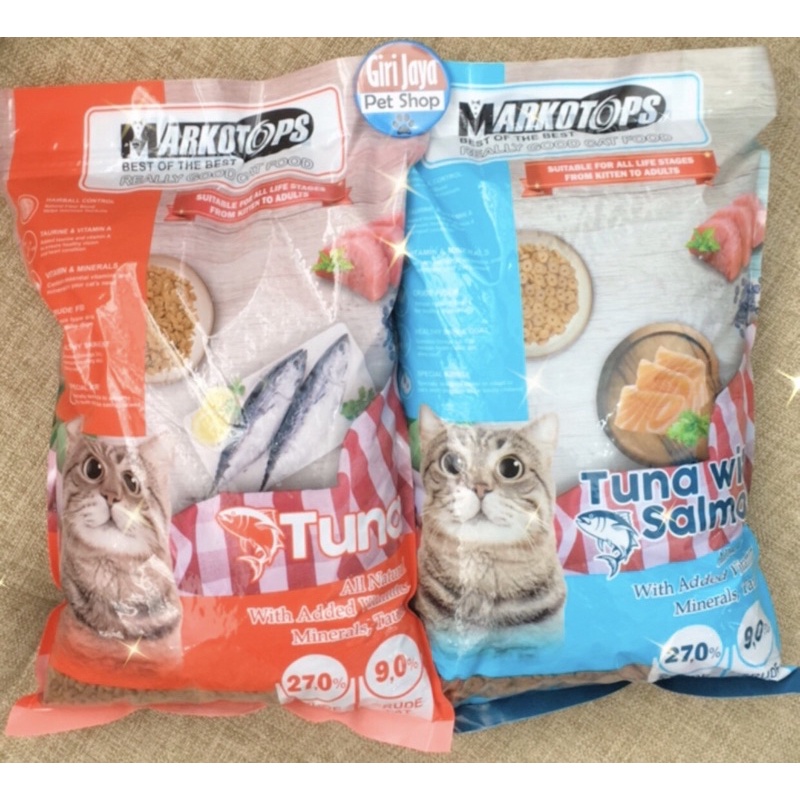 Jual MARKOTOPS Dry Food 800g Kitten Adult Makanan Kering Kucing ...
