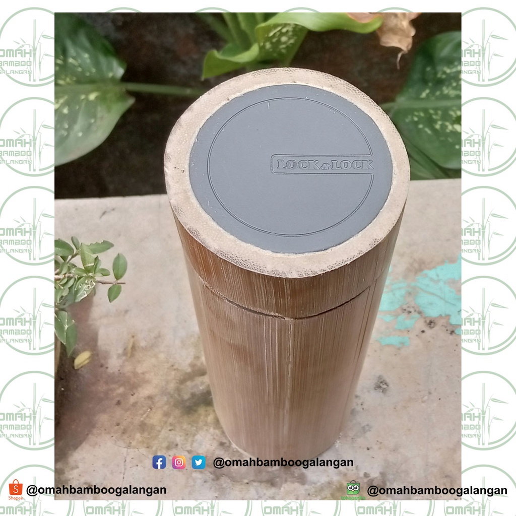 Jual Tumbler Bambu 500 ML Lock n Lock, Tumbler Bambu Digital 500 ML, Tumbler Bambu Pengancing ...