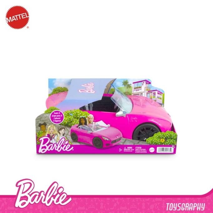 Jual Barbie Glam Convertible Car 2 Seater Vehicle Mobil Sedan Sport ...