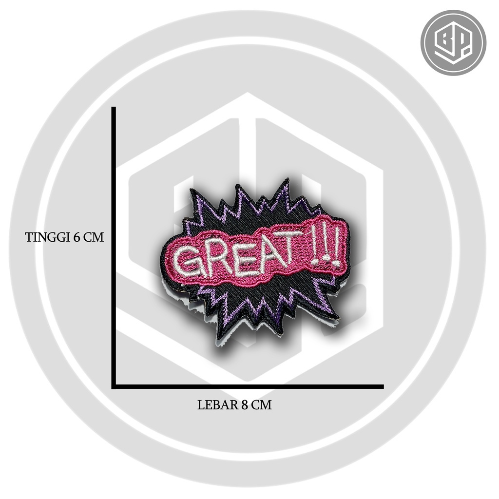 Jual PATCH BORDIR JAHIT KARAKTER PATCH EMBLEM KEREN LUCU AKSESORIS ...