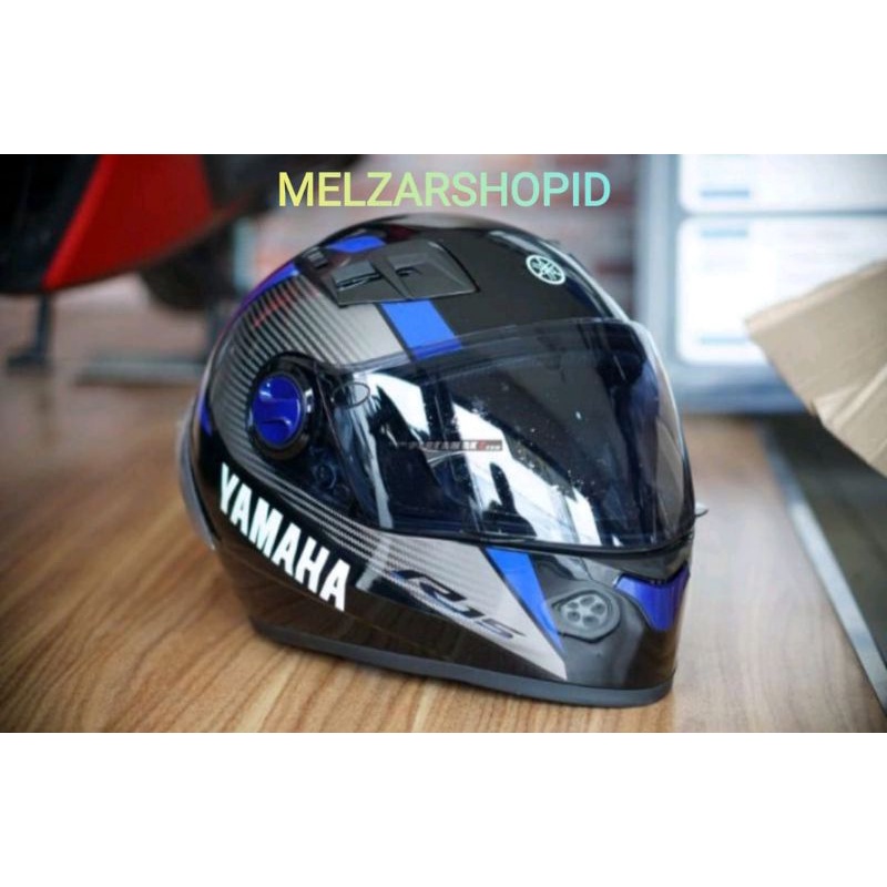 Jual HELM YAMAHA FULL FACE R15 CONNECTED ORIGINAL/ R15C | Shopee Indonesia