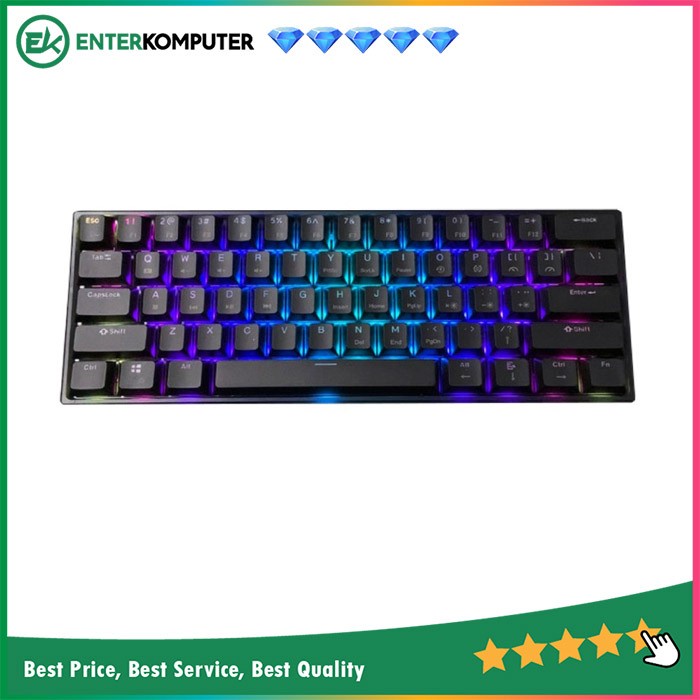 Jual VortexSeries VX5 Pro Black Mechanical Keyboard - Gateron Yellow ...