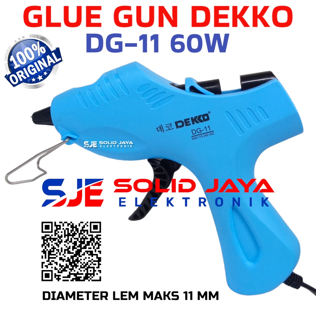 Jual GLUE GUN DEKKO DG-11 60W TEMBAKAN LEM BAKAR DEKO DG11 DG 11 60WATT ...