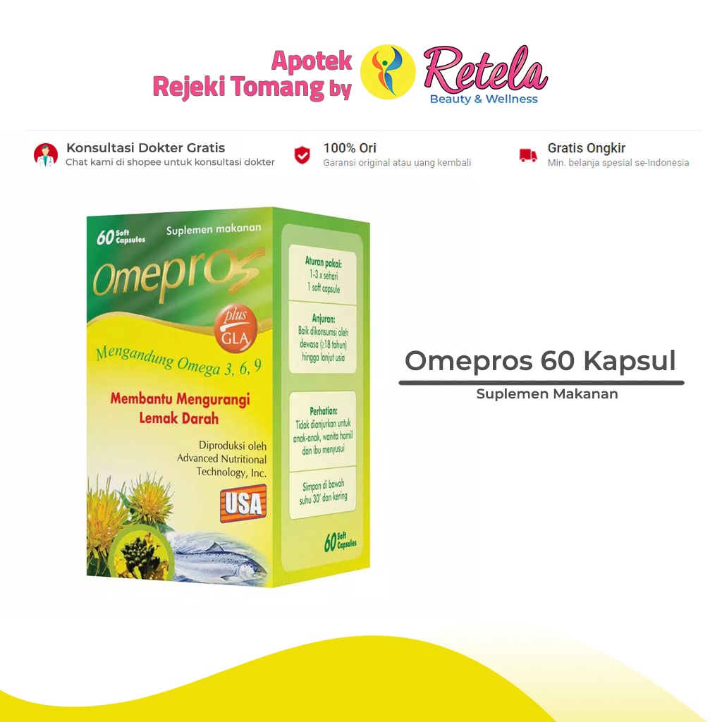 Jual OMEPROS 60 SOFT CAPSUL | Shopee Indonesia