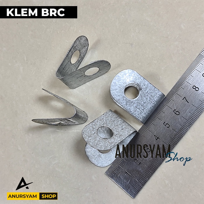 Jual Klem Pagar BRC / Klem BRC / Klem Tiang Pagar BRC | Shopee Indonesia