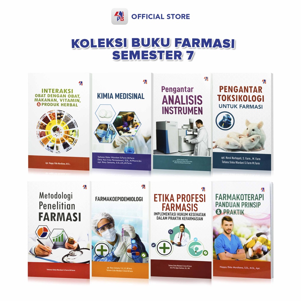 Jual Buku Kuliah Farmasi Semester 7 : Pengantar Analisis Instrumen / Etika Profesi Farmasisi ...