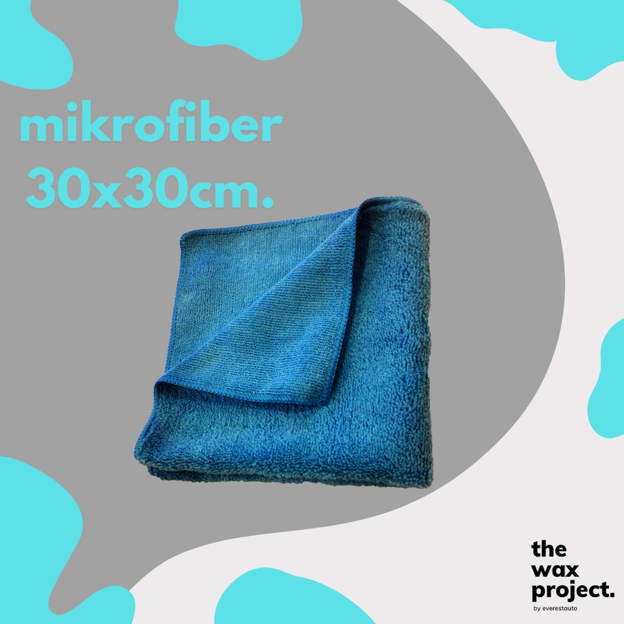 Jual Microfiber Cloth - Lap Kain Microfiber Mikrofiber 30x30cm 360GSM ...