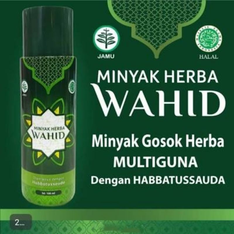Jual Minyak Herba Wahid 100ml Minyak Gosok Herba Multiguna plus Habbatussauda | Shopee Indonesia