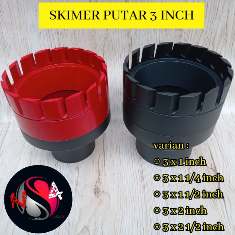 Jual SKIMMER PUTAR 3 INCH / SKIMER KOLAM KOI / SKIMER PUTAR / FLOATING ...