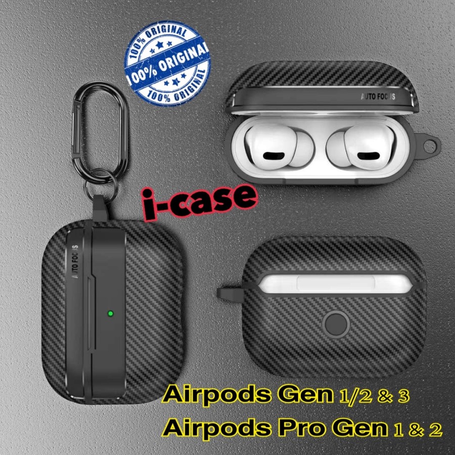 Jual AirPods Gen 1 & 2 / 3 / Pro AUTOFOCUS CARBON AIRPOD PRO2 / 1 SOFT ...