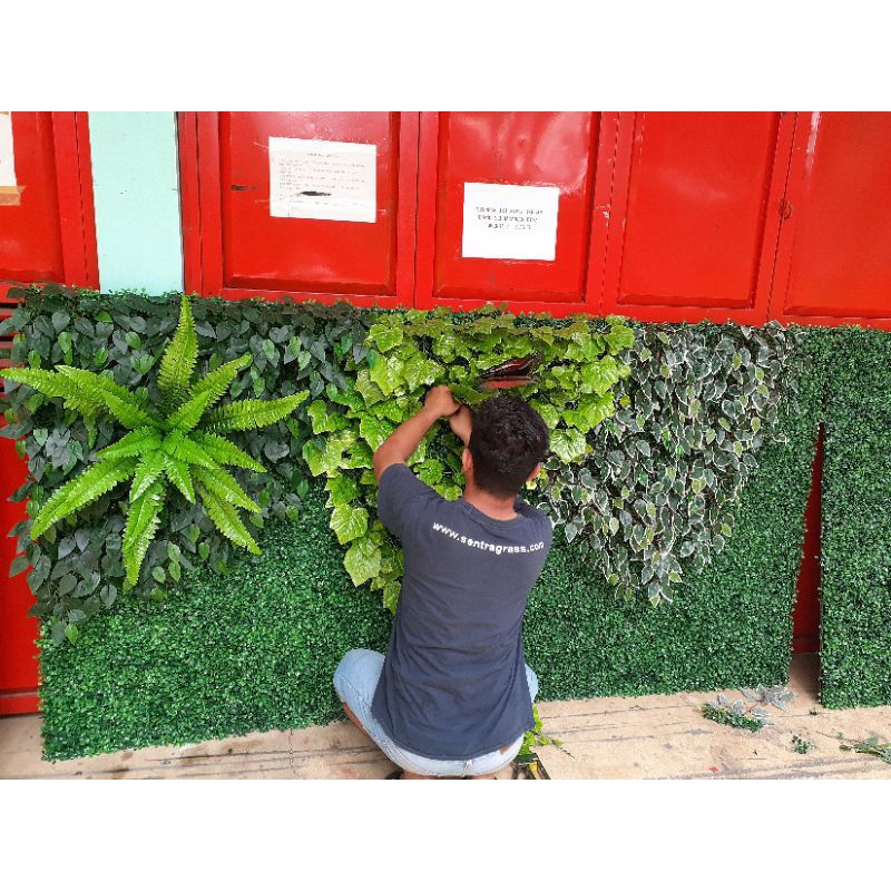 Jual Tanaman Sintetis Plastik, Dekorasi Tembok Dinding Rumah Dan Caffe ...