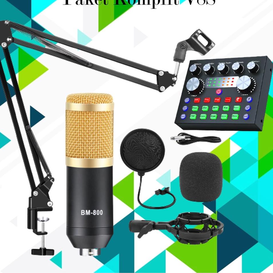 Jual Harga Termurah PAKET KOMPLIT MIC BM800 STAND Microphone BM 800 / Paket Microphone LGT240 ...