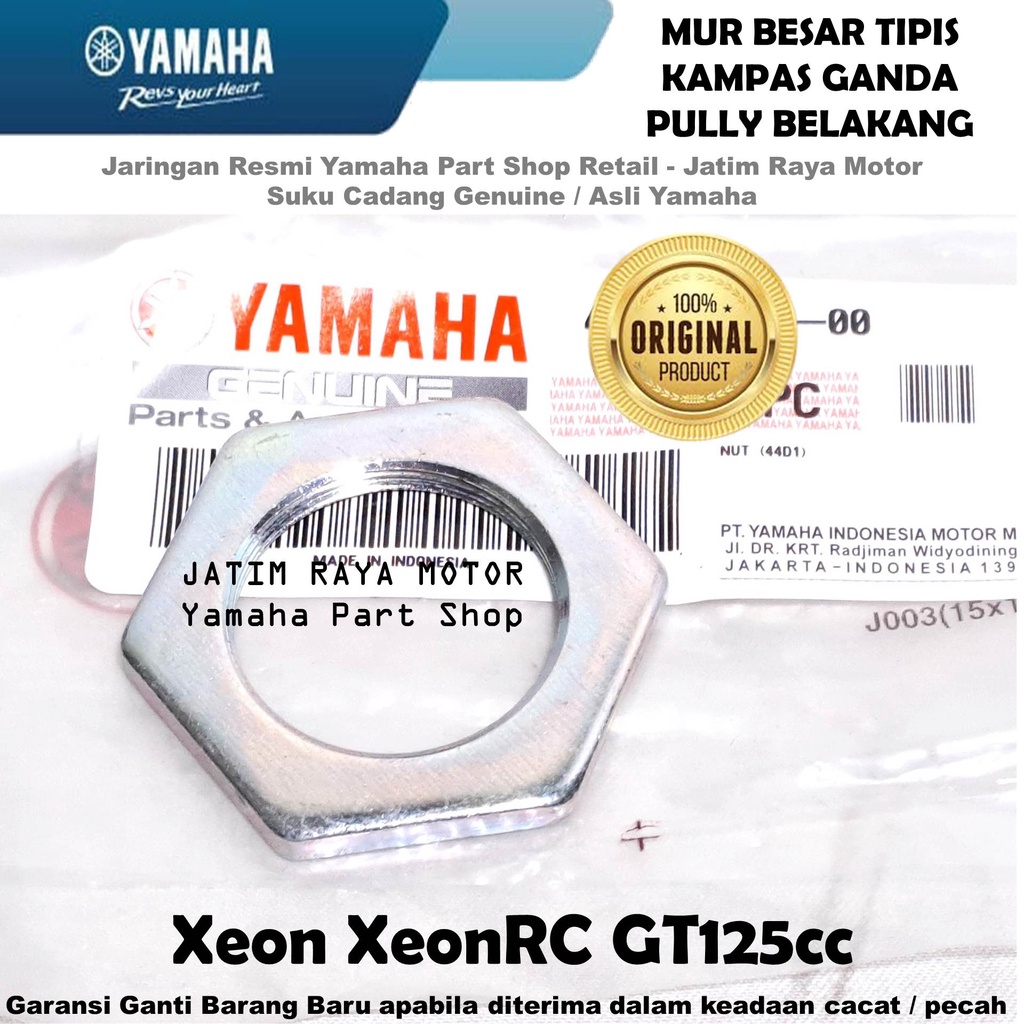 Jual Mur Kampas Ganda Besar Tipis Pully Puli Belakang Xeon RX GT 125 ...