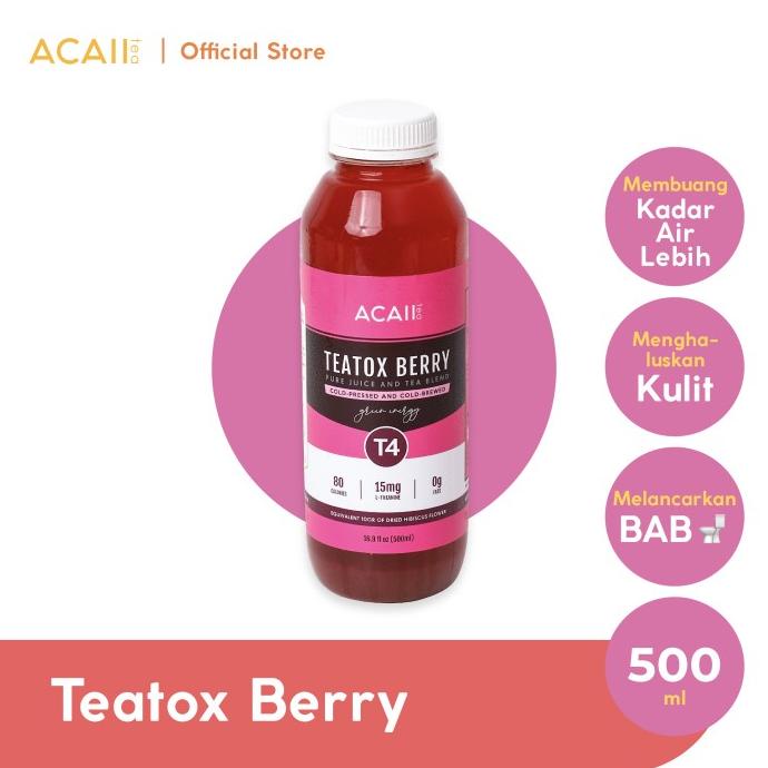 Jual Acaii Tea Teatox Berry 500ml | Shopee Indonesia