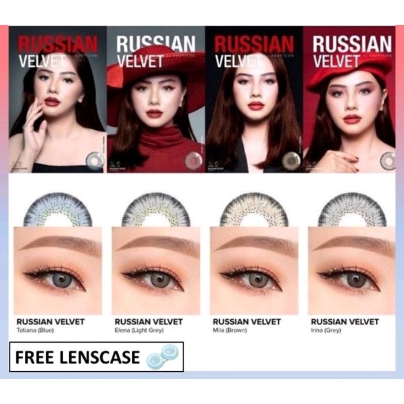 Jual SOFTLENS RUSSIAN VELVET NORMAL BY EXOTICON | Shopee Indonesia