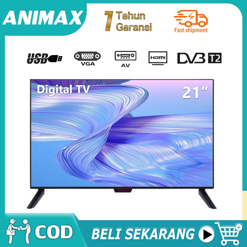 Jual ANIMAX TV LED 21 inch TV Digital HD Televisi Murah Monitor LED ...