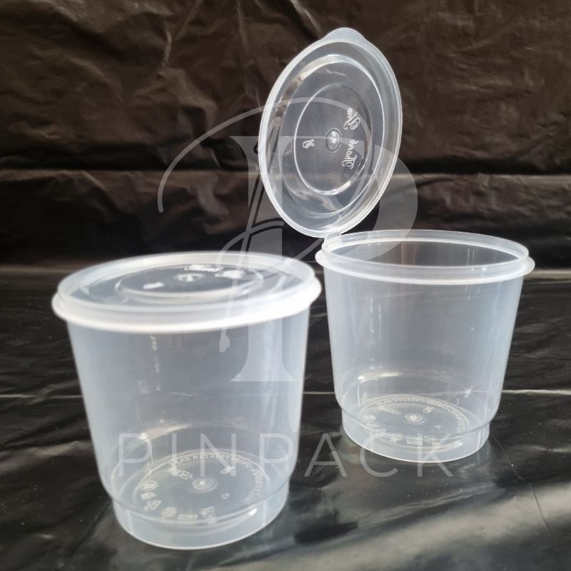 Jual Thinwall Cup Saus Container 150ml Tutup Sambung isi 25pcs | Cup ...