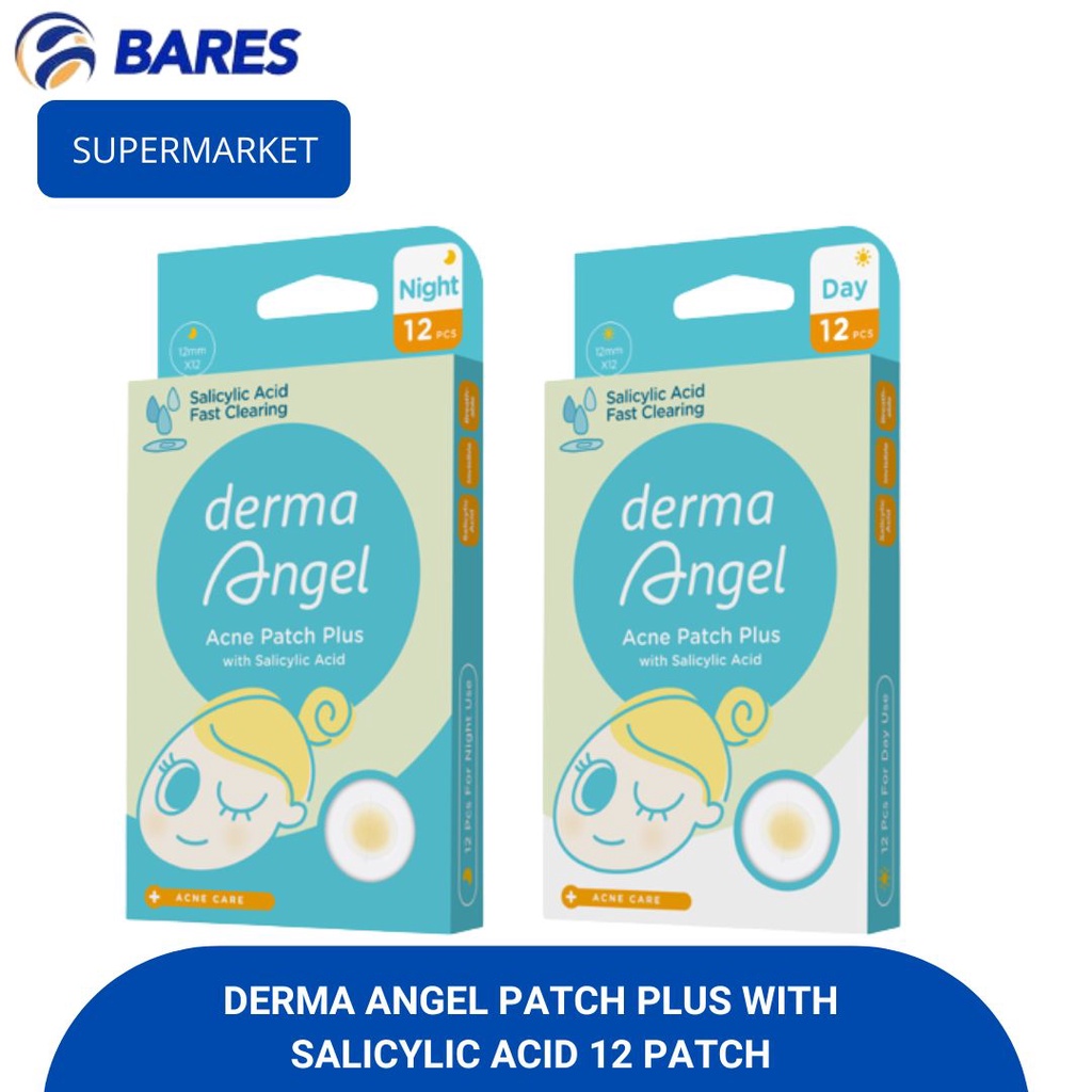Jual Derma Angel Acne Patch Plus With Salicylic Acid 12 Patch | Shopee ...