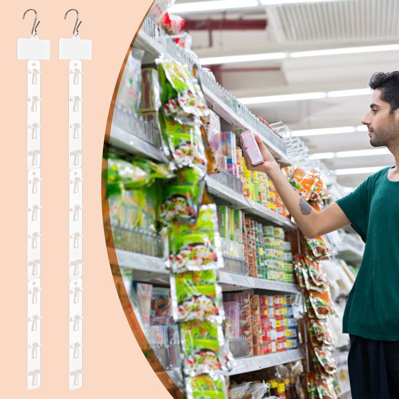 Jual 10pcs Gantungan Snack Clip Strip Display Makanan 62cm Strip Klip ...