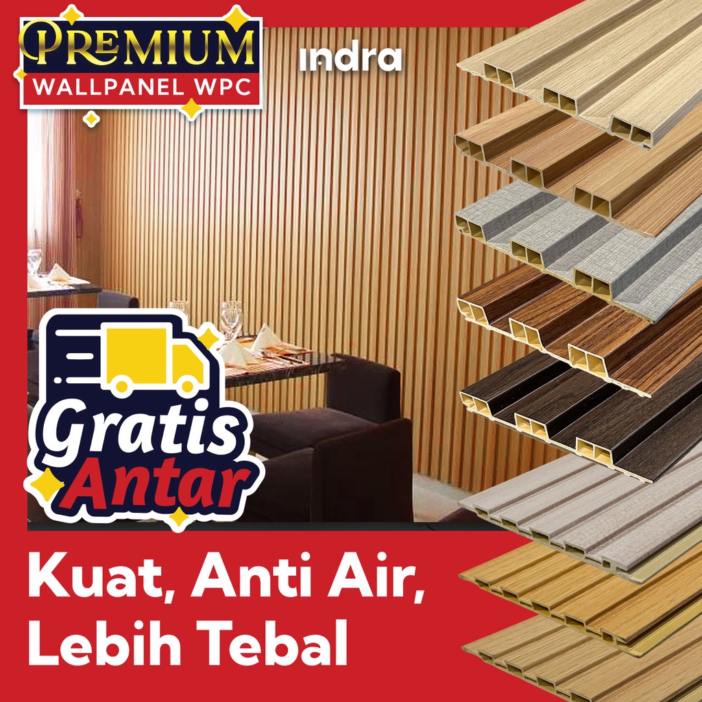 Jual PREMIUM WALLPANEL - WALLPANEL WPC / WOOD PANEL COMPOSITE / FLUTTED ...