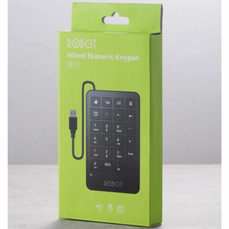 Jual Robot RK01 Wired Numeric Keypad Black | Shopee Indonesia