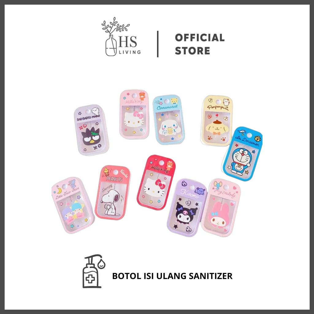 Jual Hs living Cute SANRI Hand Sanitizer Bottle Botol Hand Sanitizer ...