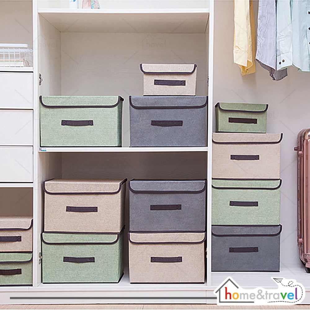 Jual HOVELSHOP Tempat Penyimpanan Mainan Baju Storage Box Organizer ...