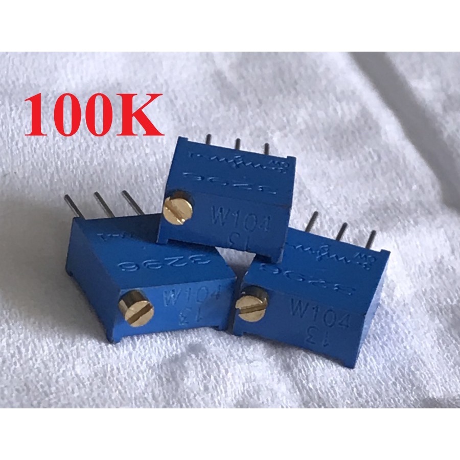 Jual POTENSIOMETER POTENSIO TRIMPOT multiturn resistor 100K 100000 ohm ...