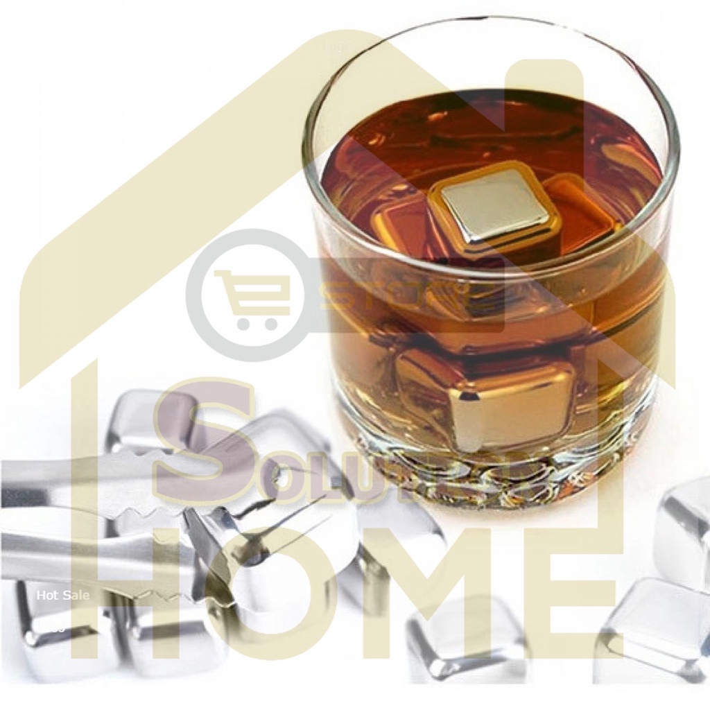 Jual HSS TOOLS - Leeseph Es Batu Reusable Stainless Steel Ice Cub ...