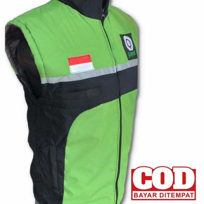 Jual Rompi Rompi Gojek Logo Baru Bahan Waterproof | Shopee Indonesia