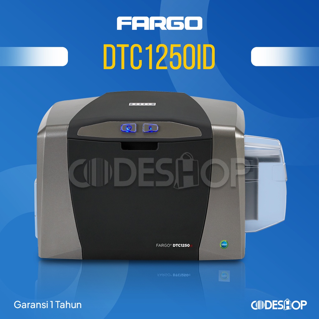 Jual ID CARD PRINTER FARGO DTC 1250 ID 300 DPI USB + LAN | Shopee Indonesia