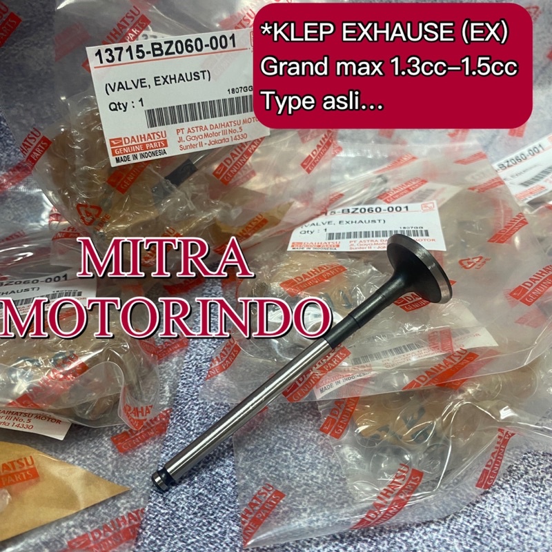 Jual klep ex-klep api exhause daihatsu grand max 1.3cc-1.5cc 13715 ...