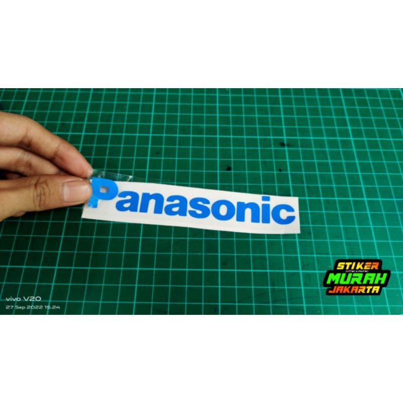 Jual STIKER PANASONIC STICKER CUTTING TRANSPARAN LOGO DLL | Shopee ...