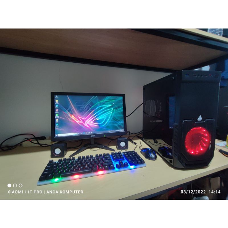Jual Pc gaming editing farming Core i5 4590 feat r7 240 2gb | Shopee ...