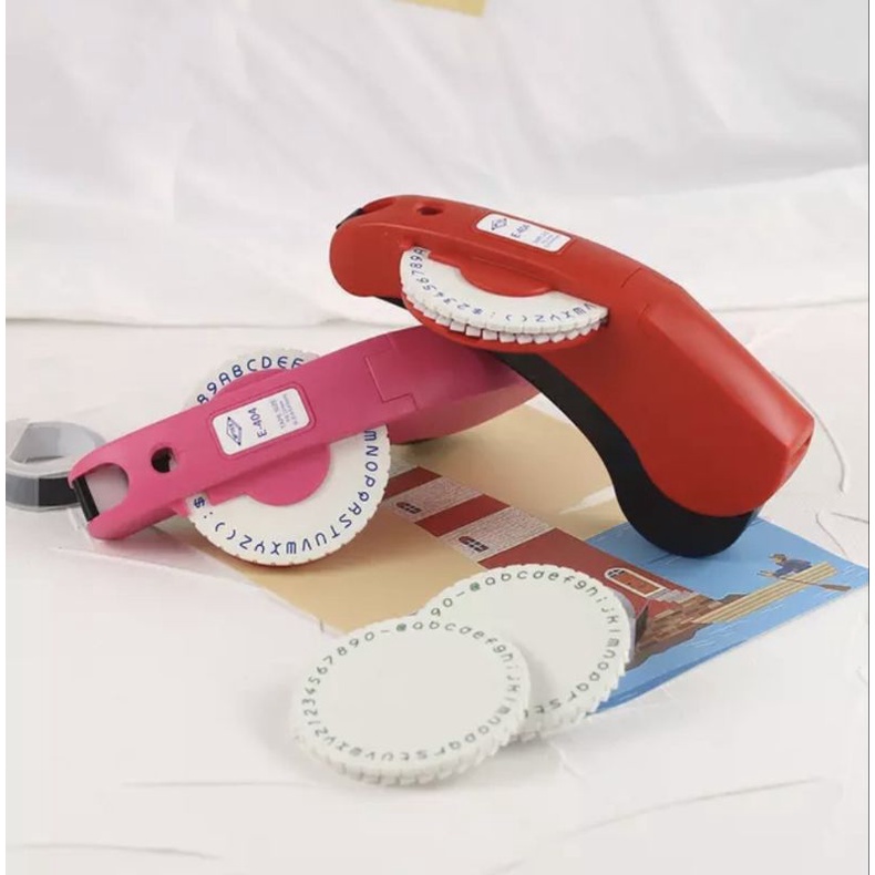 Jual Motex E404 Label Maker Emboss with 2 wheel & 2 Refill (+BONUS EMAS ...