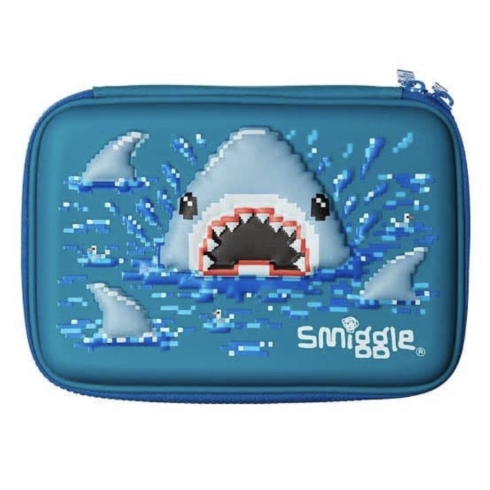 Jual SMIGGLE PENCIL CASE HARDTOP BEYOND SHARK KOTAK PENSIL SMIGGLE ...