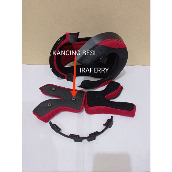 Jual Busa helm kyt rc 7 rc7 ful face kancing klip PLASTIK dan kancing ...
