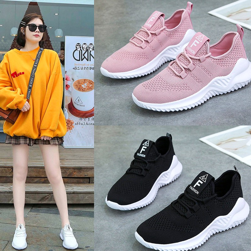 Jual Sepatu Fashion Wanita Sneakers F301 | Shopee Indonesia