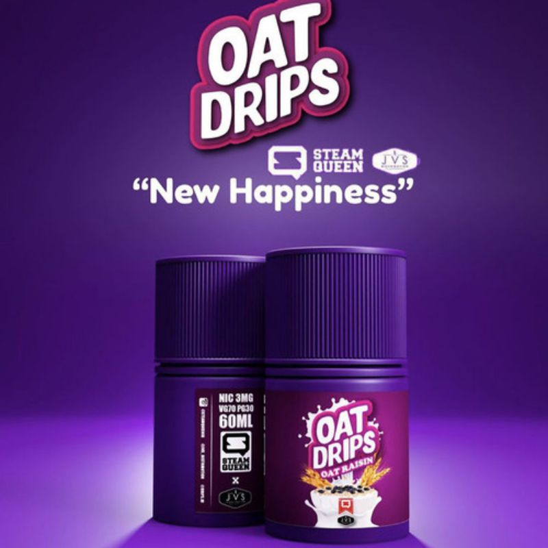 Jual OAT DRIPS V7 OAT RAISIN MILK BY STEAM QUEEN JVS 3MG 6MG 60ML ...