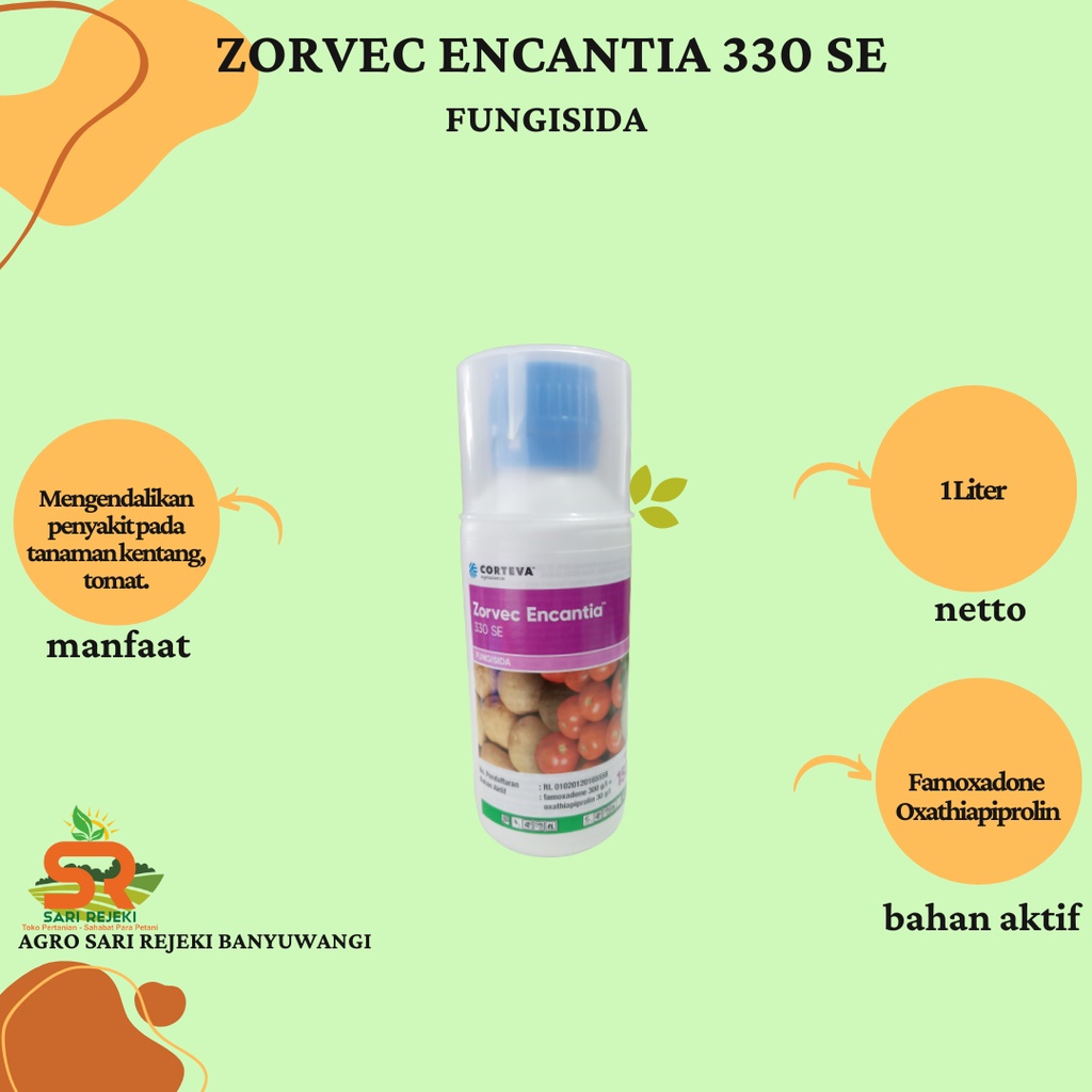 Jual ZORVEC ENCANTIA 330SE 150ML (BAHAN AKTIF FAMOKSADON ...