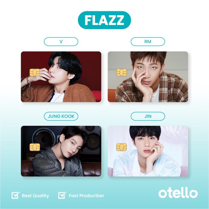 Jual WEVERSE Kartu Flazz BCA Gen 2 BTS BE | Flazz Card BTS Army Kpop ...