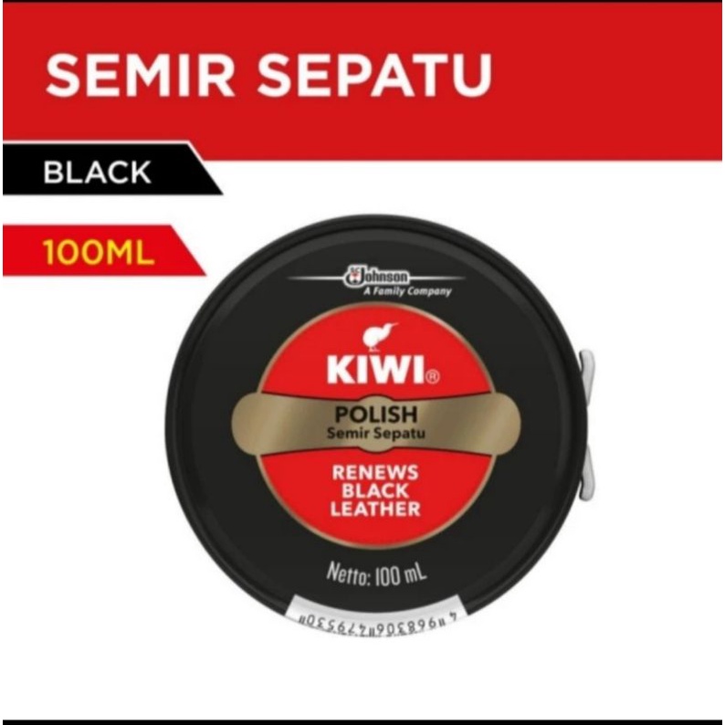 Jual Kiwi Polish Semir Sepatu Hitam 100ml | Shopee Indonesia