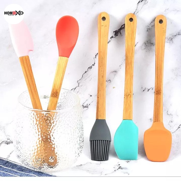 Jual HOMEXO Spatula set 5 in 1 mini silicone Steincookware Sutil ...