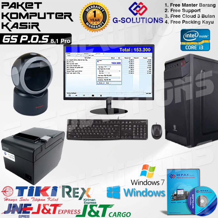 Jual Paket komputer kasir elektronik / Mesin kasir Sembako - Toko ...