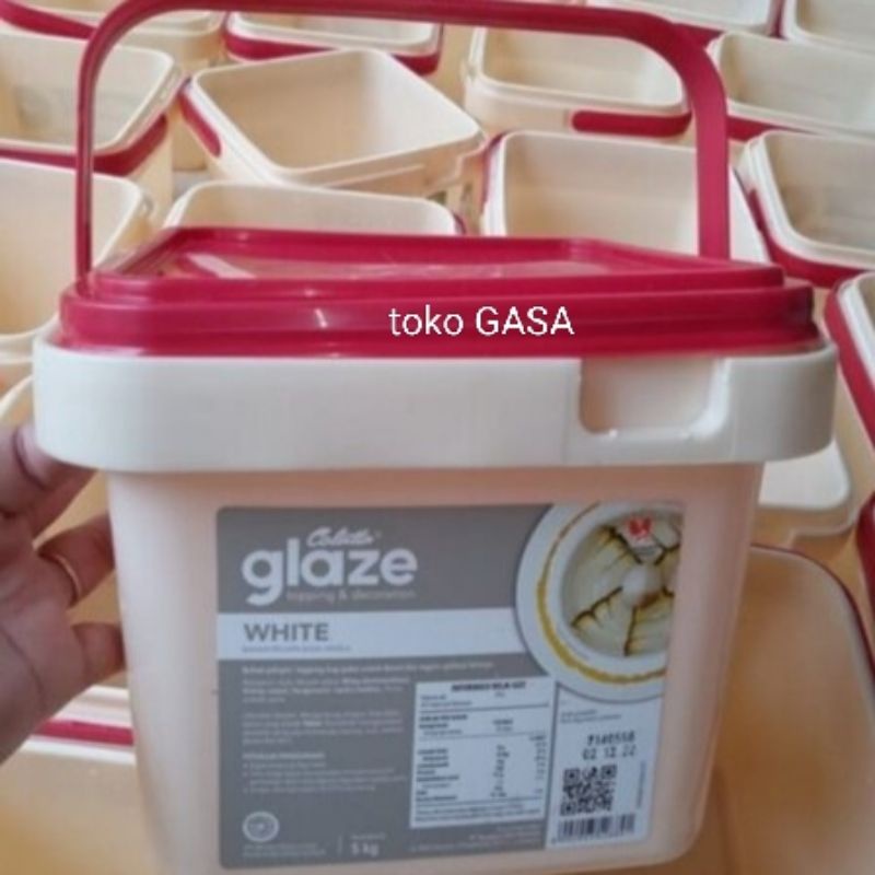 Jual kotak-pail 5kg-timbo 5ltr -box -tempat toples bekas glaze serbaguna bahan plastik tebal ...