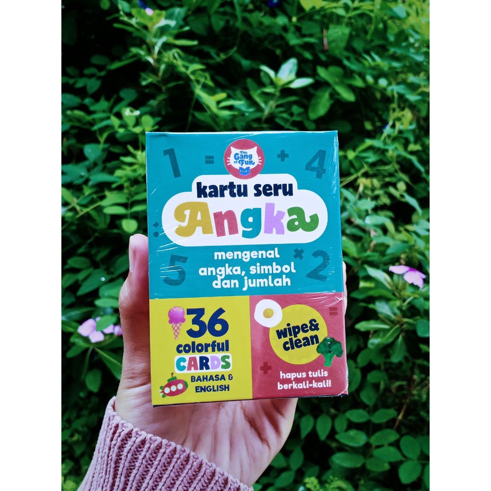 Jual Flashcard Kartu seru Angka TGOF Ready Stok | Belajar Mengenal ...